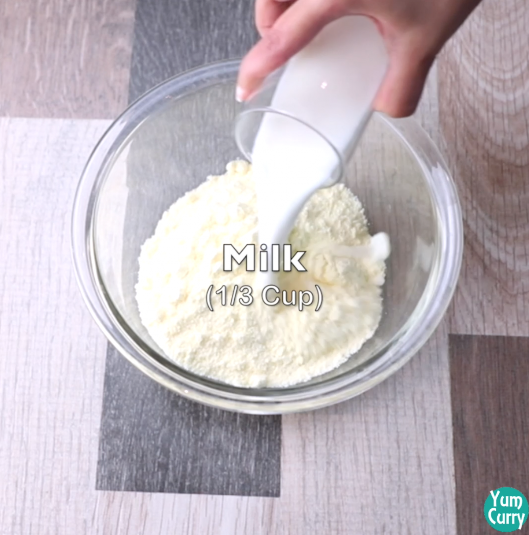 Peda recipe – instant milk peda – using milk powder – Yum Curry