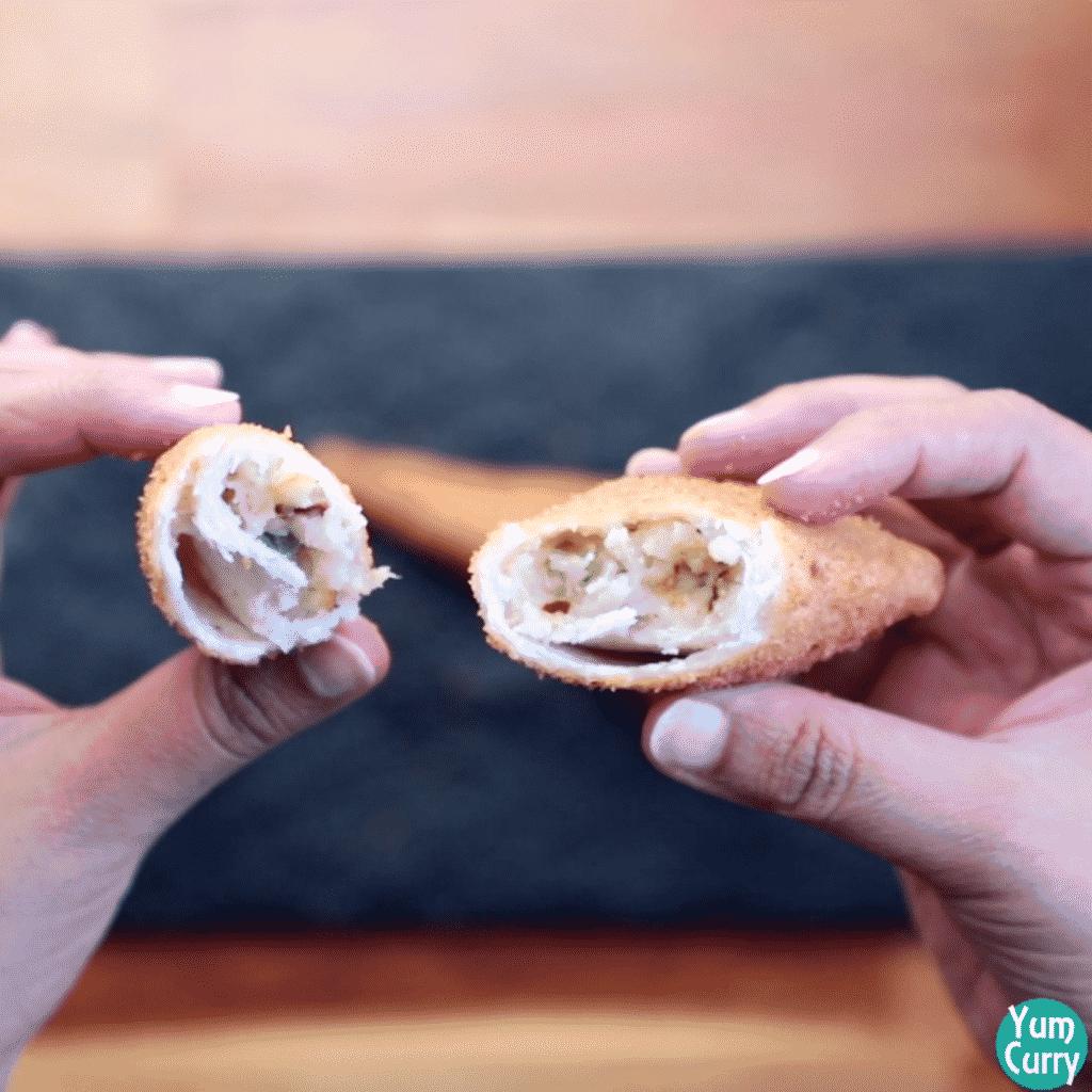 Crispy bread cones recipe – Yum Curry